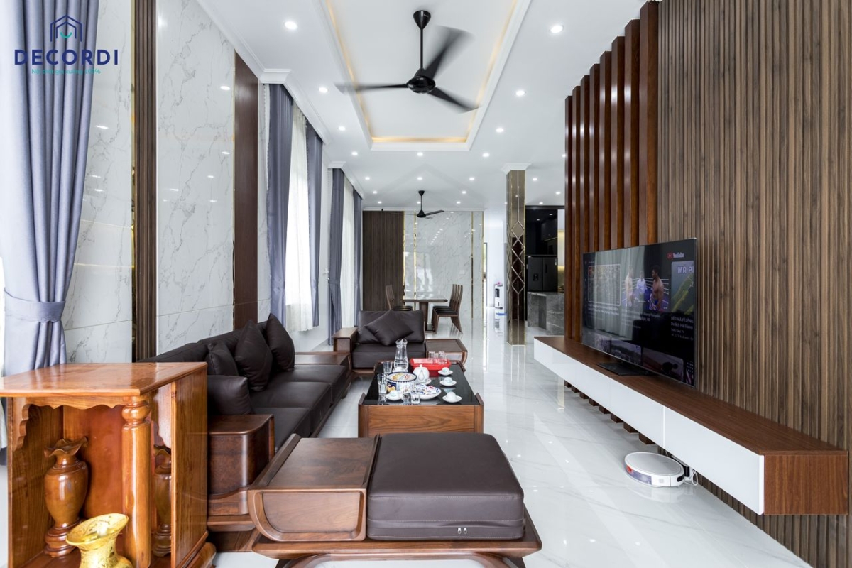 Thi Công Nội Thất Nhà Phố Taay Ninh - 3 Tầng - Chị Liên